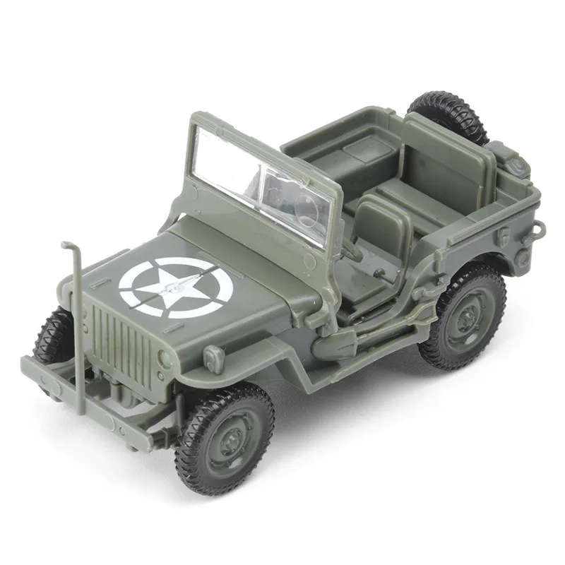 1-48-Army-Assembly-Car-Model-Kids-DIY-WW2-Willis-4D-Military ...