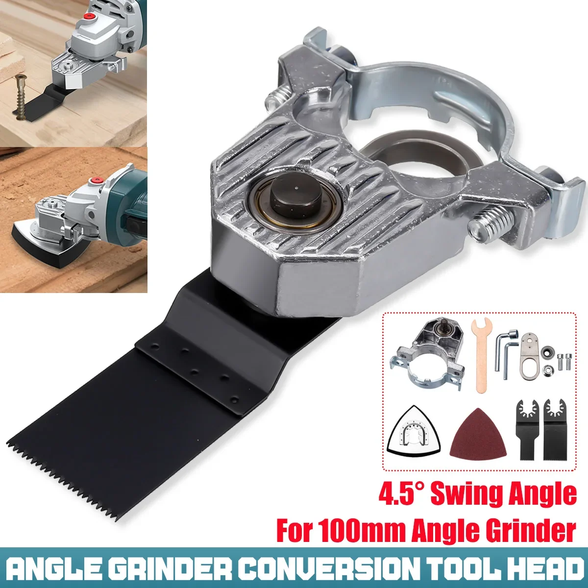 100mm-Angle-Grinder-Converter-Multifunction-Cordless-Oscillating-Tools ...