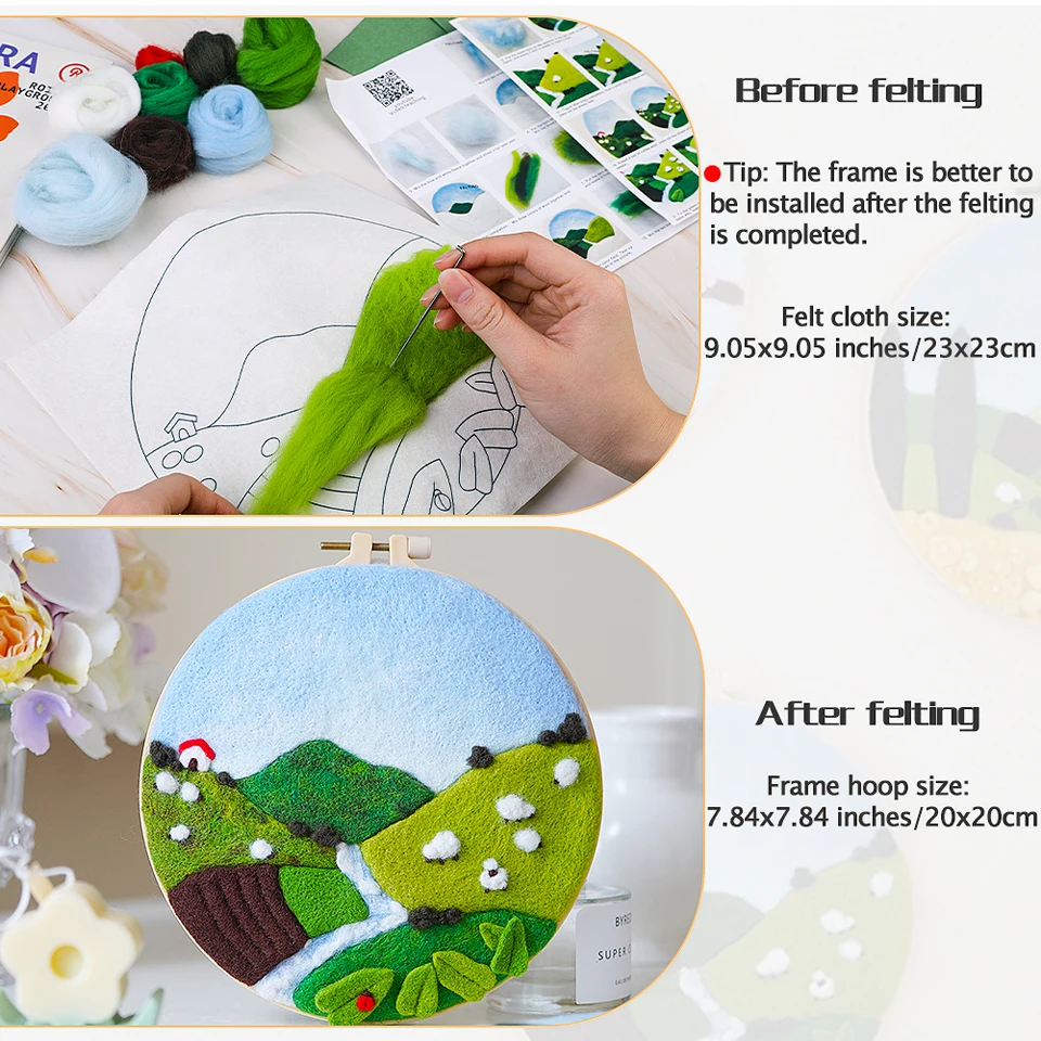 Handmade Felt Art