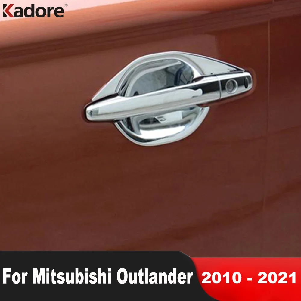 For-Mitsubishi-Outlander-2010-2017-2018-2019-2020-2021-Chrome-Car-Side ...