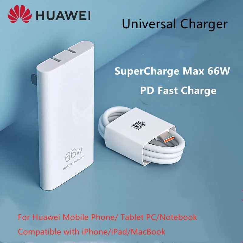 Huawei-Slim-Universal-GaN-Charger-Max-66W-Type-C-Output-PD-Fast ...