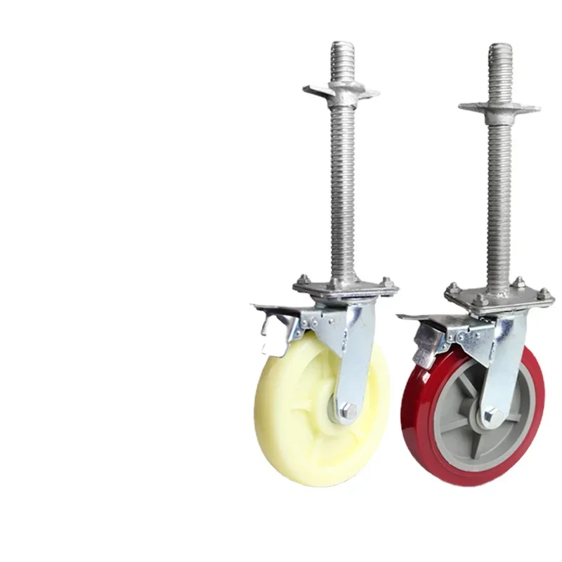 Movable-scaffolding-wheels-movable-rack-adjusting-screw-casters-6-inch ...