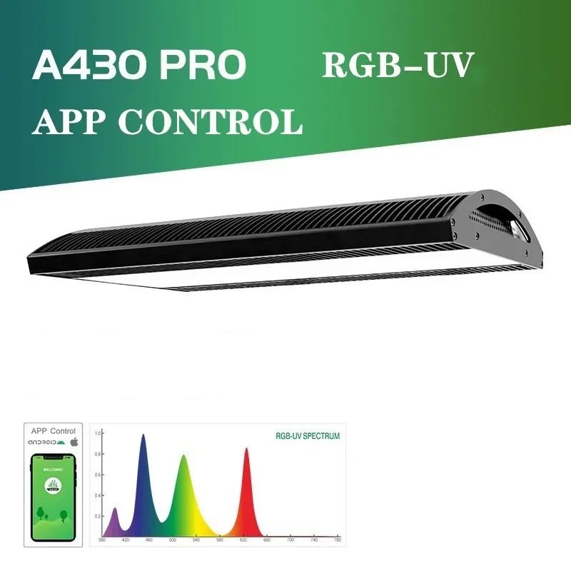 120W-WEEK-AQUA-A430-Pro-Aquarium-LED-Light-Full-Spectrum-Fish-Tank ...
