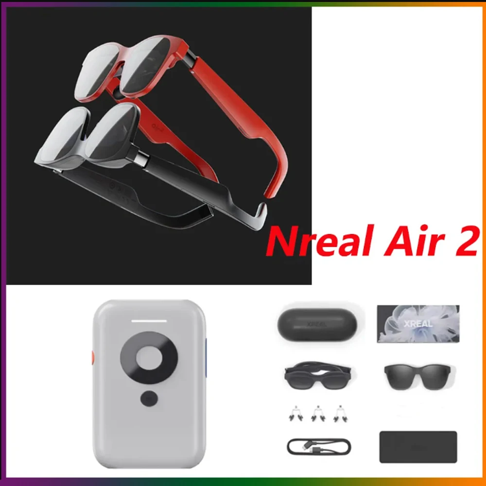 XREAL-Air-2-Nreal-Air-2-Smart-AR-Glasses-Micro-OLED-Screen-120Hz-High ...