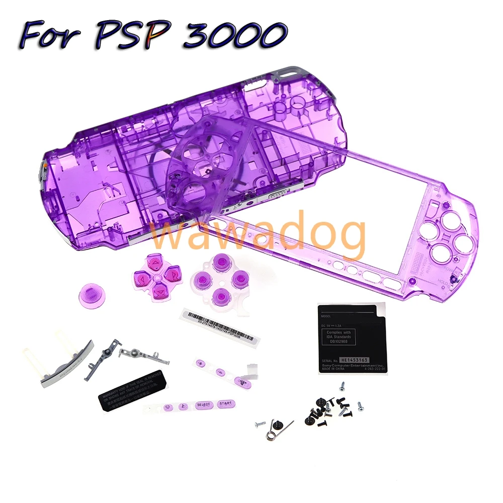 1set-For-PSP3000-PSP-3000-Clear-Colorful-Replacement-Housing-Shell-Game ...