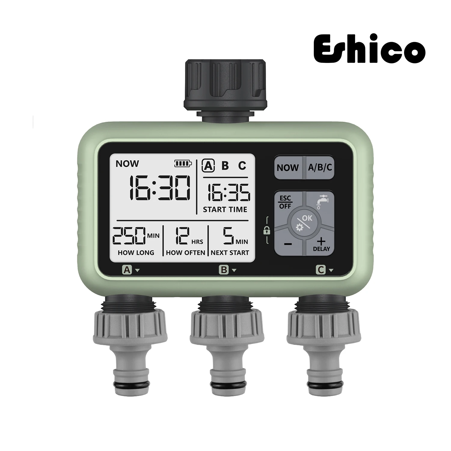 Eshico-Digital-Garden-Sprinkler-temporizador-de-gua-3-sa-das-programa ...