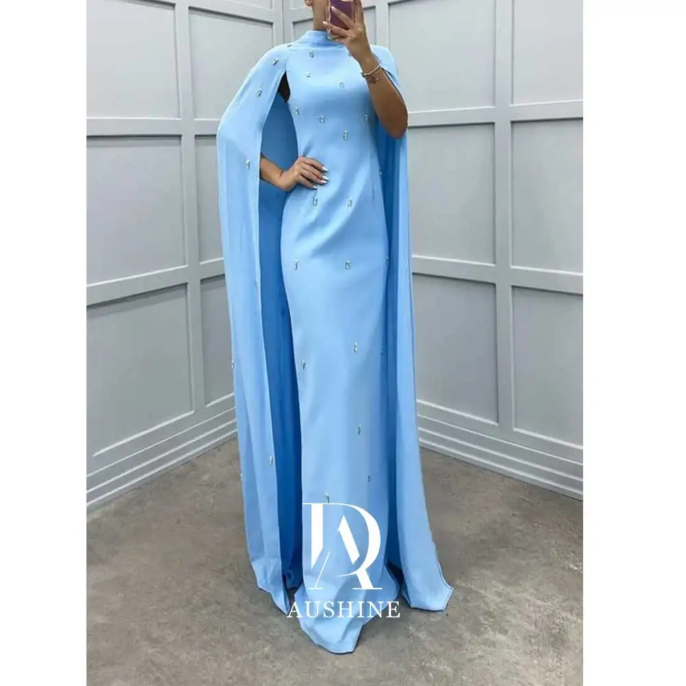 Aushine-Dress-Luxury-Birthday-Evening-Dress-Ankle-Length-Sleeveless-Summer-Elegant-Wedding-Party ...