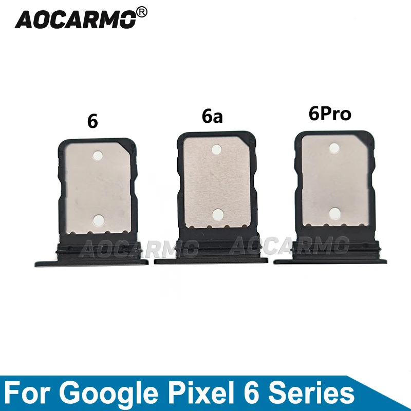 Aocarmo bandeja de tarjeta Sim para Google Pixel 6 Pro 6a 6Pro, soporte de ranura SIM, piezas de ...