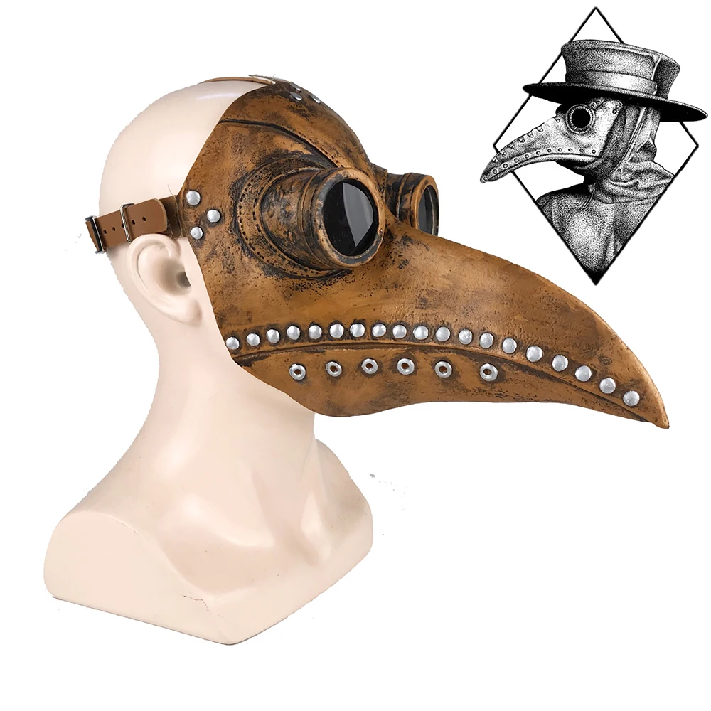 Black Death Plague Mask