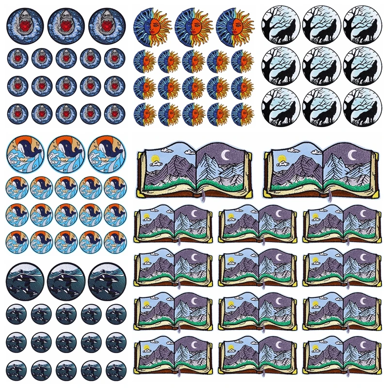 10PCS-lots-Mountain-Adventure-Embroidery-Patch-Iron-On-Patches-For ...