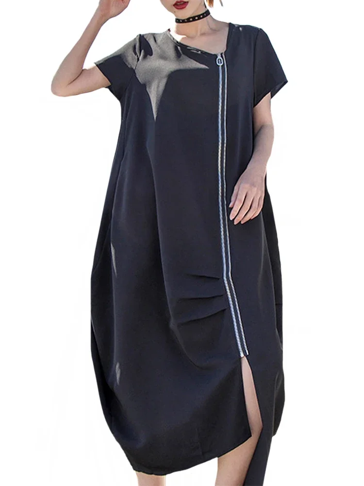 Amax luluE 2024 Summer Fashion Ladies Sexy Black Long Clothes Women ...