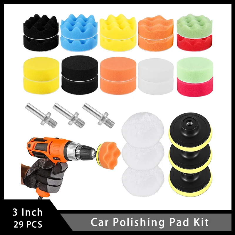 3-Inch-Car-Polishing-Pad-Kit-29-Pcs-with-Washable-Buffing-Polishing ...