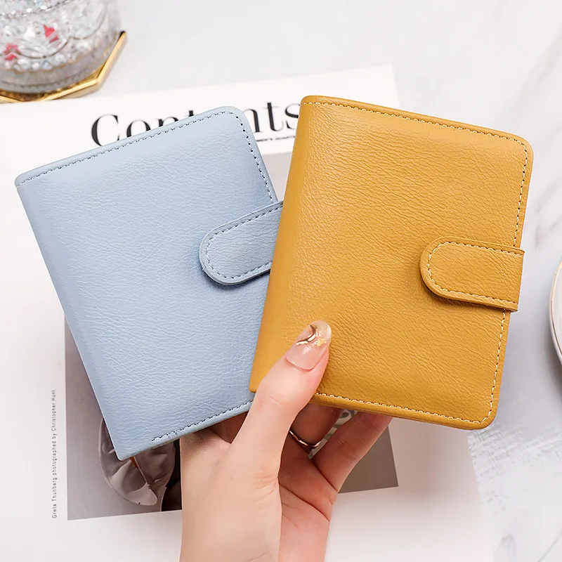 Women Short Solid Color Wallets Soft PU Leather Female Zipper Hasp ...