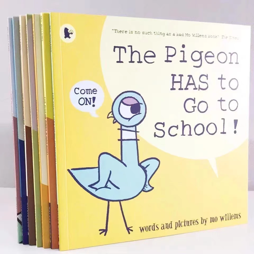 9 Books Don't Let the Pigeon Drive the Bus English Picture Book ...