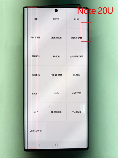 삼성 갤럭시 노트 20 울트라 LCD 디스플레이, 오리지널 SM-N985F SM-N985F/DS N986 5G 용, 선 또는 점 포함