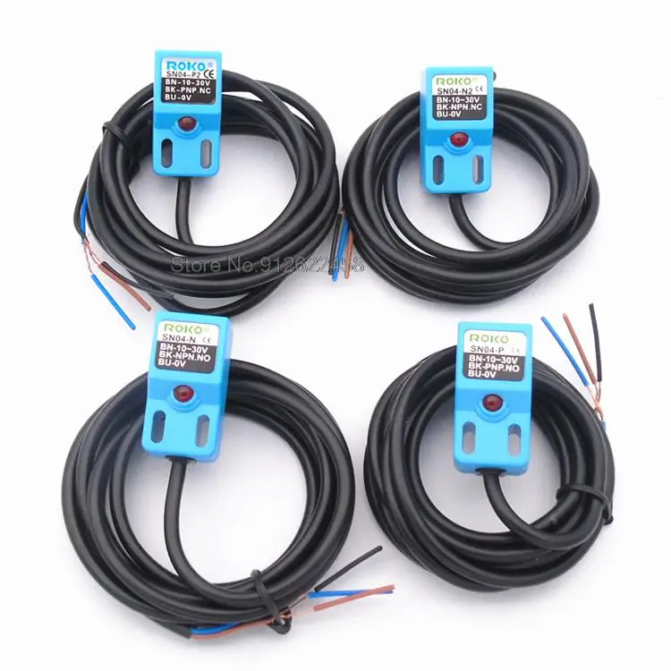 10PCS SN04 N SN04 N2 SN04 P SN04 P2 ROKO Proximity Switch Sensor New ...