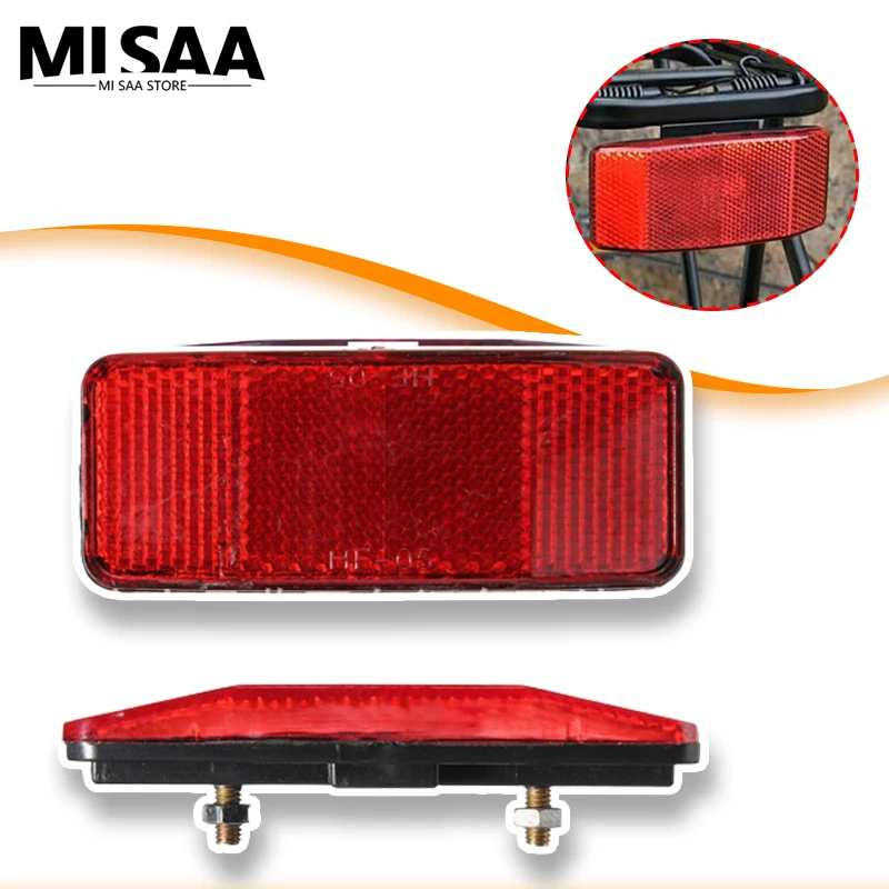 2PCS-Bike-Rack-Reflector-Tail-Light-Rear-Light-Cycling-Equipment ...