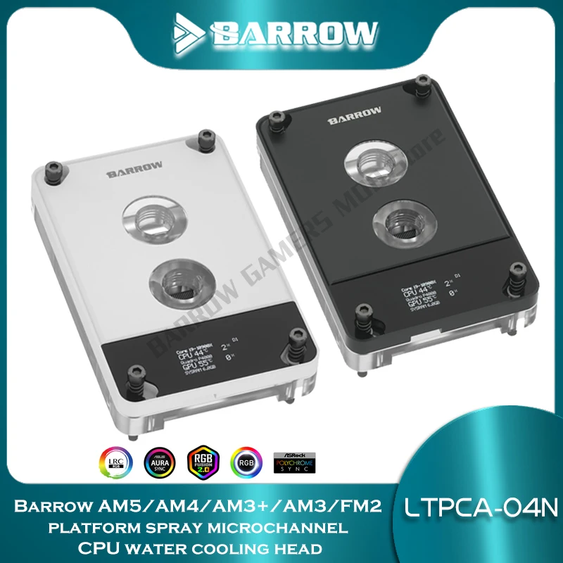 Barrow-AM5-CPU-Watercooler-PC-Monitoramento-OLED-Display-Para-AMD ...