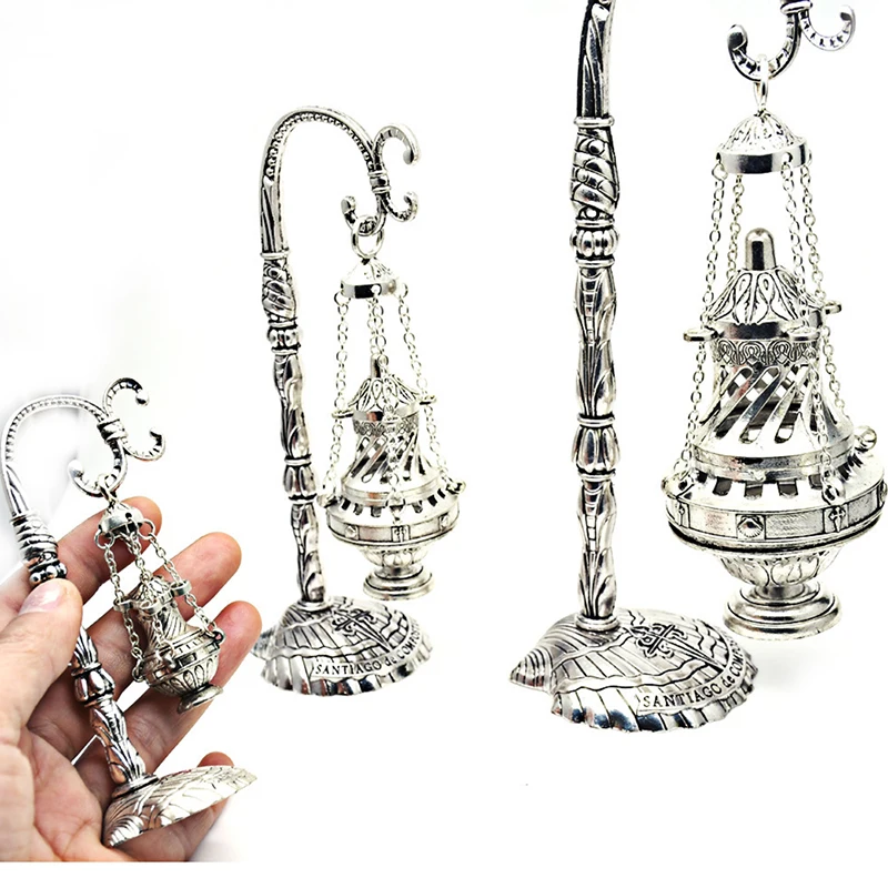 1PC-Antique-Carved-Incense-Burner-Cross-Decoration-Church-Hanging ...
