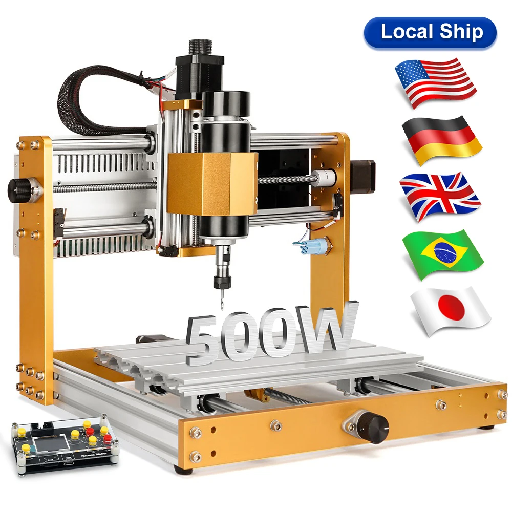 CNC-3018-PRO-MAX-500W-Wood-CNC-Router-All-Metal-Frame-Milling-Cutting ...