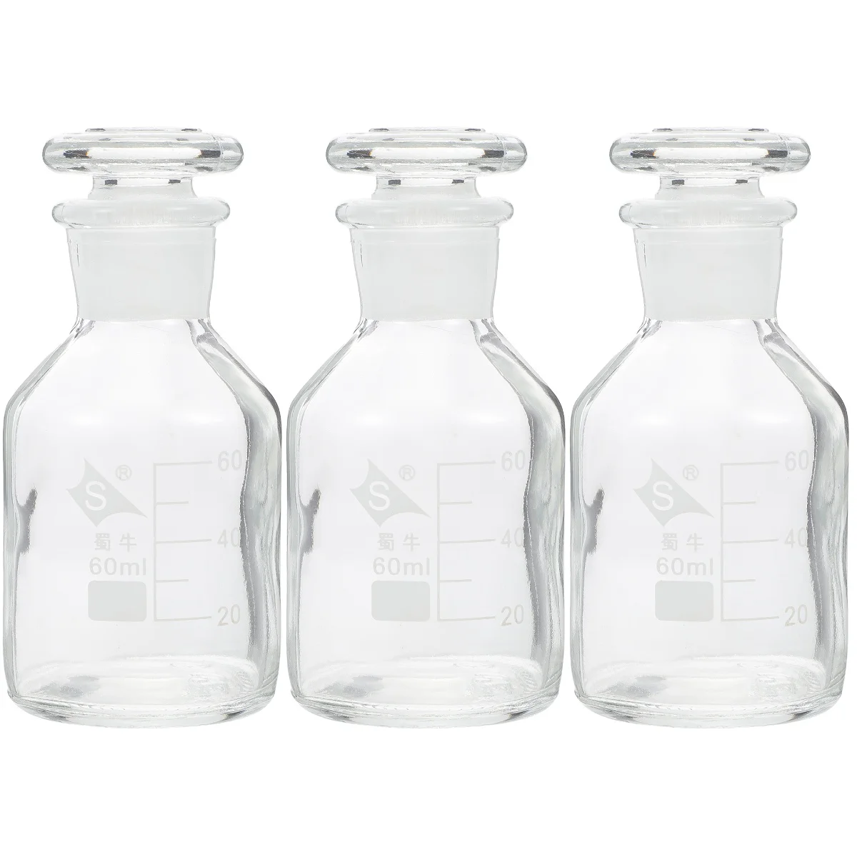 3-Pcs-Apothecary-Jars-With-Lids-Reagent-Bottle-Screw-Cap-Glass ...