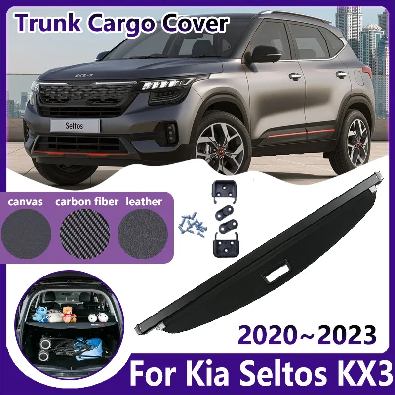 Trunk-Cargo-Cover-for-Kia-Seltos-2023-Accesories-KX3-2020-2022-Car ...