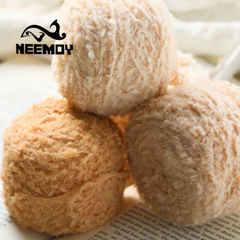 NEEMOY-40g-DIY-Fluffy-Plush-Multicolor-Hand-Woven-Crochet-Faux-Fur ...