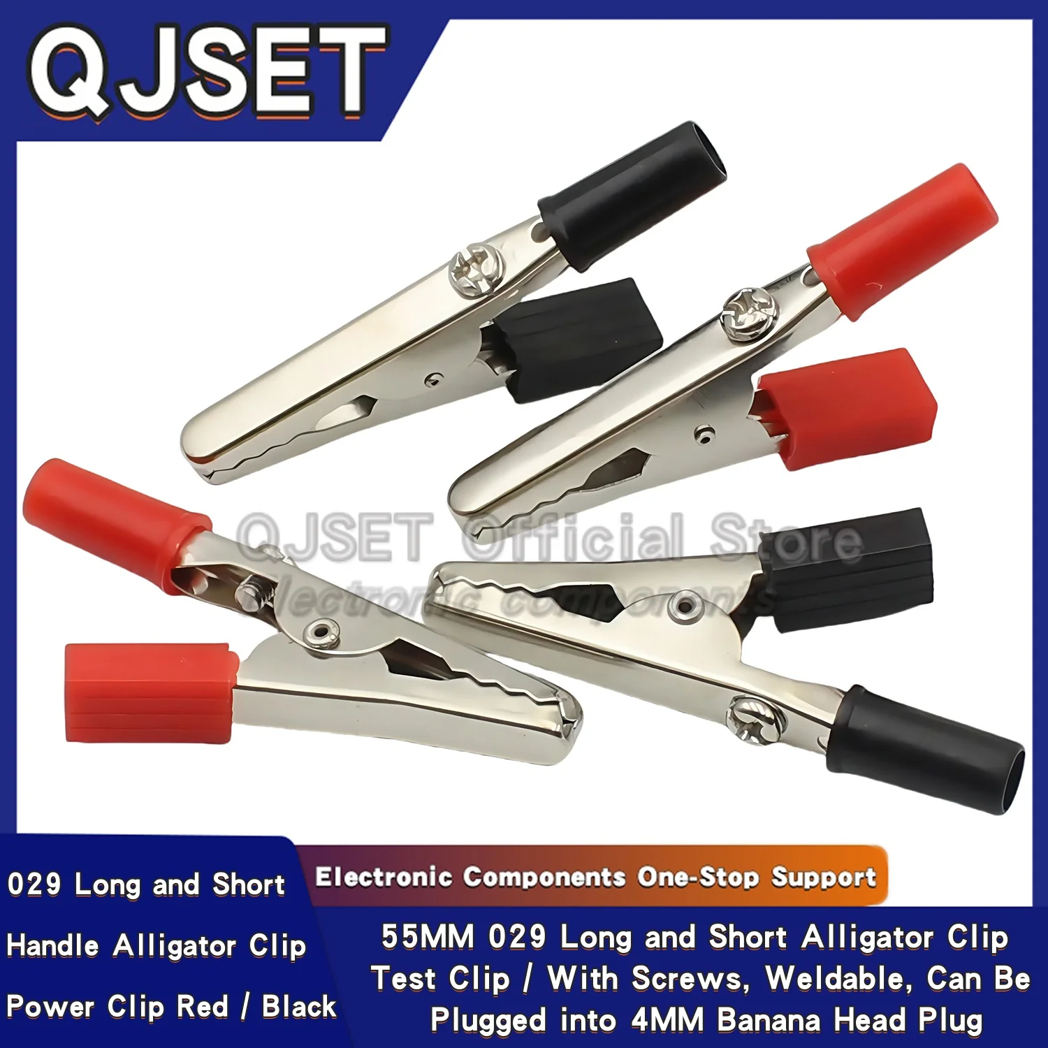 10 Pcs 029 Metal Alligator Clips Test Clips, Electronic Product Test ...
