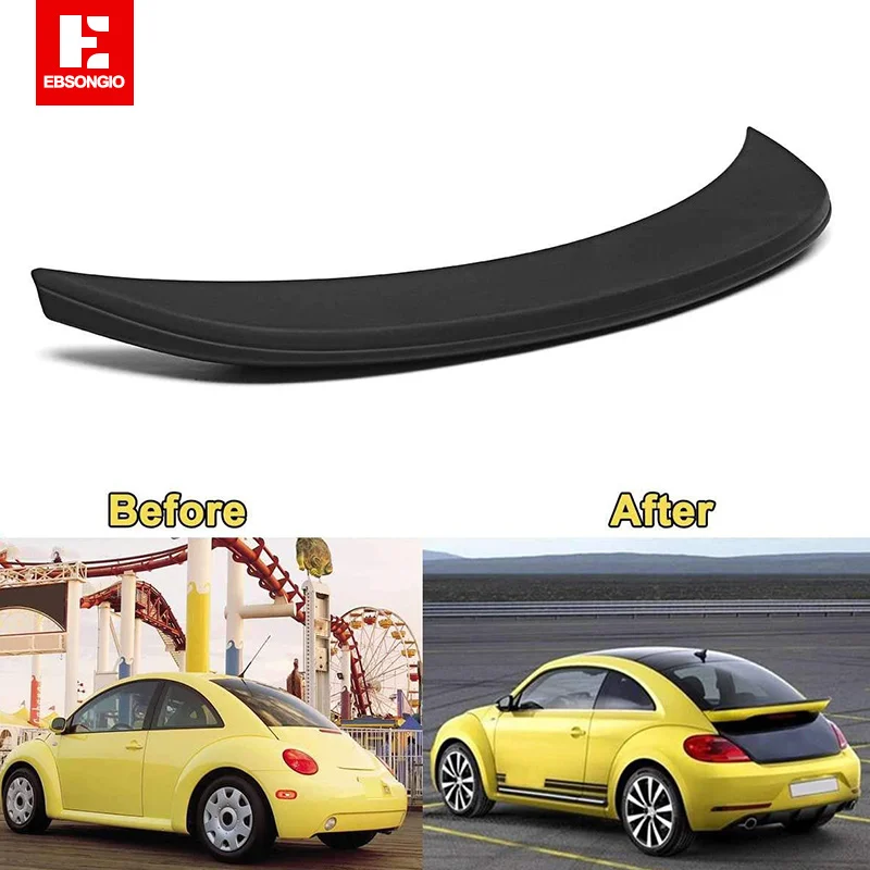 For-Volkswagen-Beetle-Rear-Spoiler-Primer-or-Balck-White-Colors-Painted ...