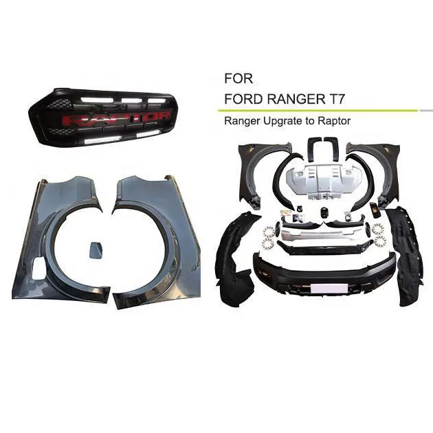 Body-Kits-4x4-off-road-for-Ford-Ranger-T7-upgrade-to-Raptor-Body-Kits ...