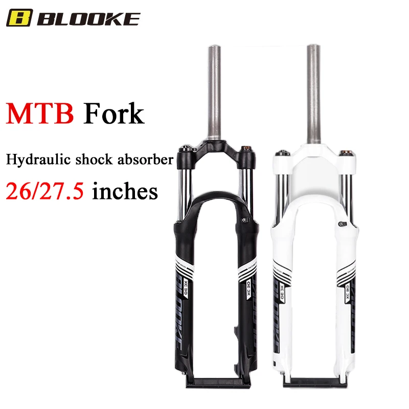 BLOOKE XC30 MTB 포크, 자전거 유압식 충격 흡수기, 프론트 포크, 숄더 컨트롤 잠금 포크, 알루미늄 합금 부품, 26/27 인치| | - AliExpress