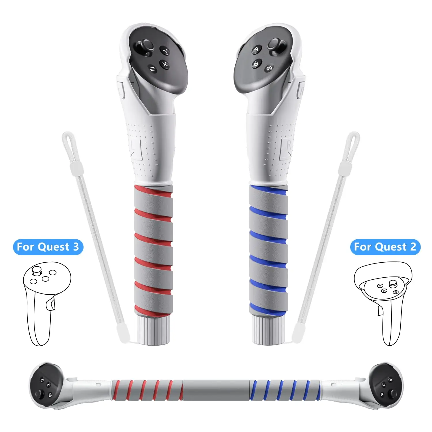 VR-Games-Handle-For-Meta-Quest-3-Quest-2-Controller-Grips-Playing ...