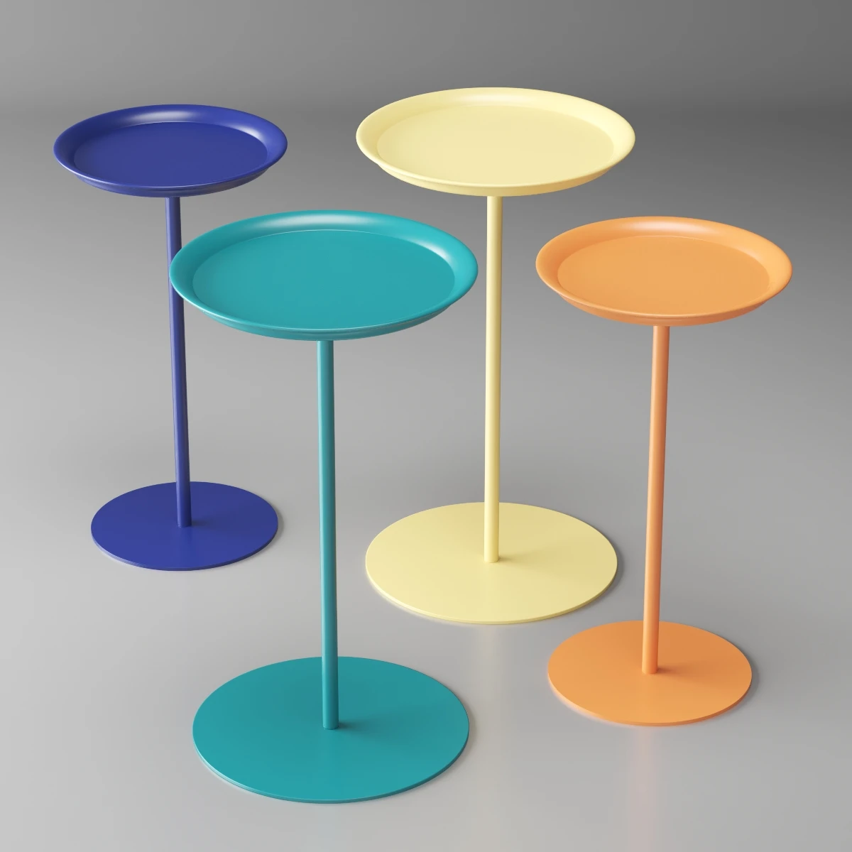 Denmark-Designer-Side-Table-for-Living-Room-Bedside-Metal-Macaron-Round ...