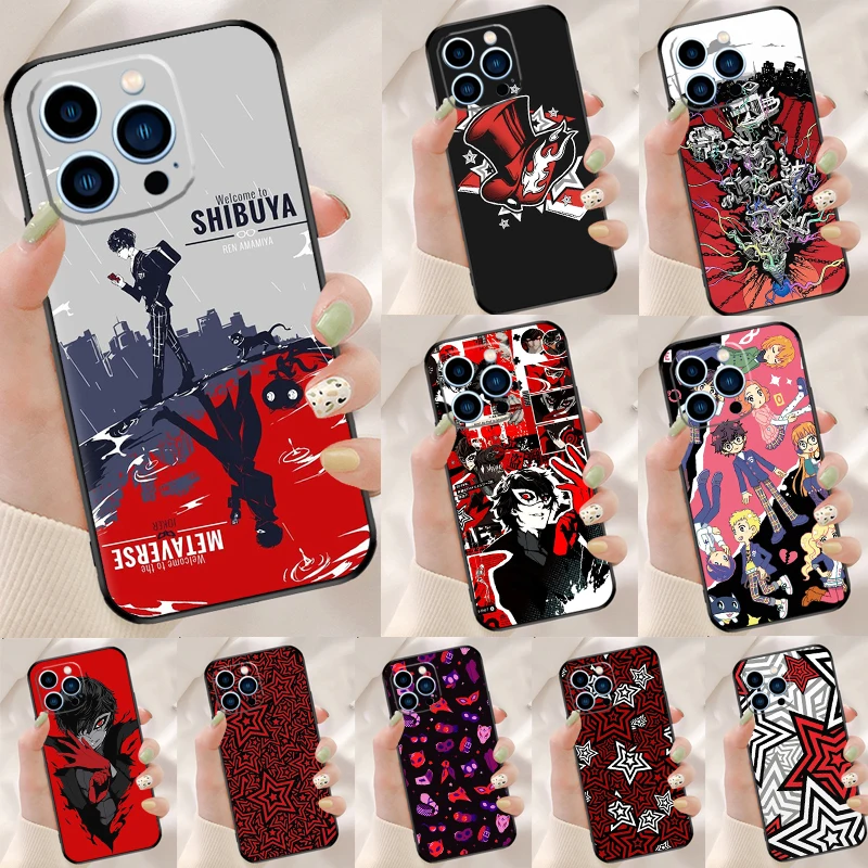 Iphone 14 Pro Phone Case Persona 5 | Cover Iphone 13 Pro Max Persona 5 ...