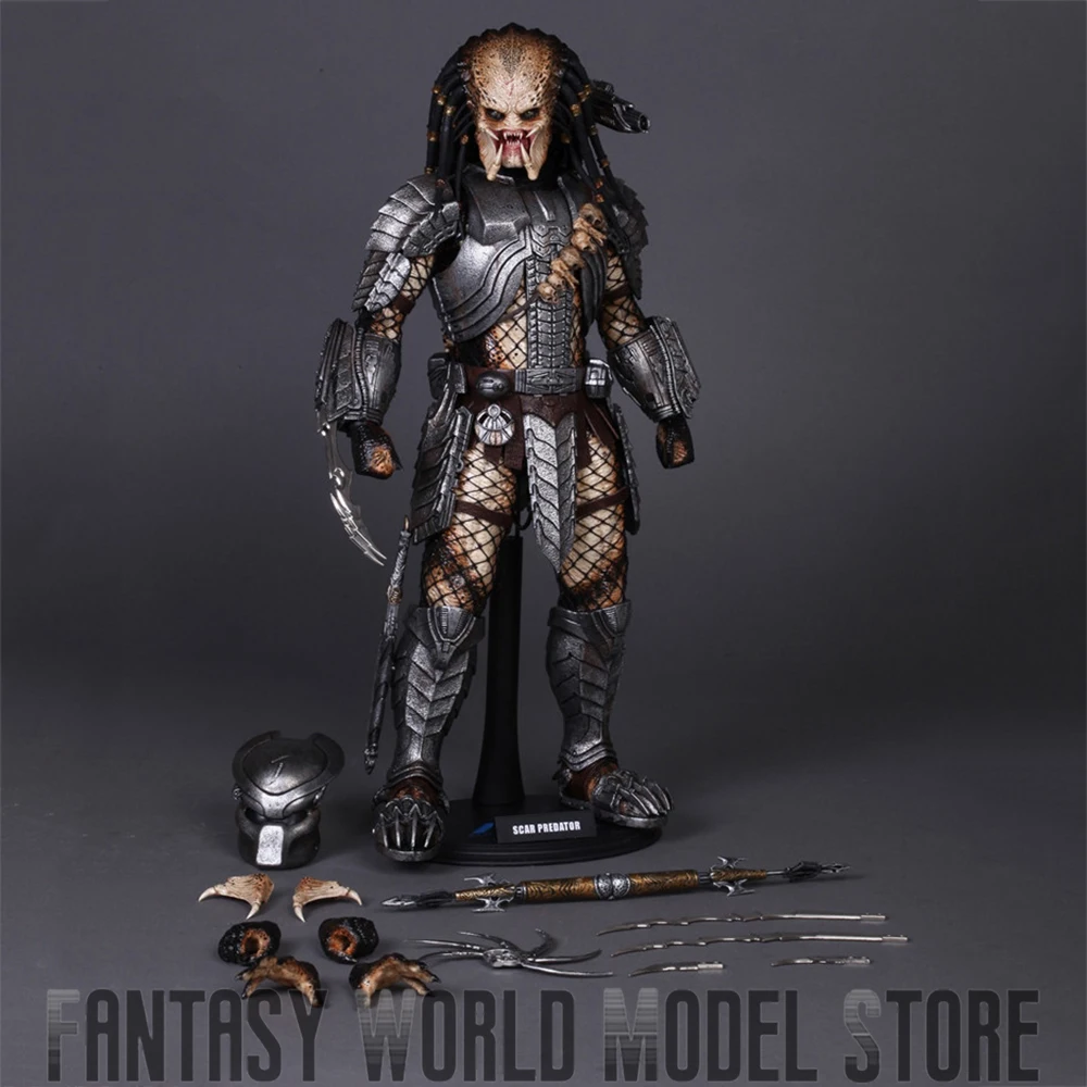 In-Stock-HOTTOYS-MMS190-1-6-Movie-Characters-Scar-Predator-2-0-AVP-Iron ...