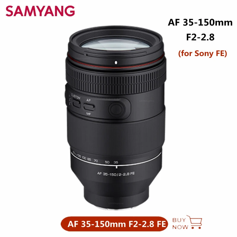 SAMYANG F2 2.8 FE 자동 초점 줌 렌즈, 소니 FE 마운트 카메라용 광각 AF 35 150mm, A7III A7IV ...
