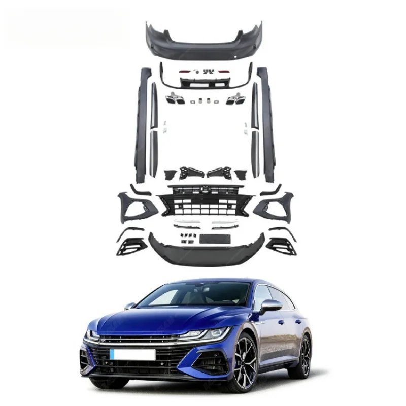 Auto Car Facelift for VW Arteon 2021+ Upgrade to R-line Style Body Kit ...