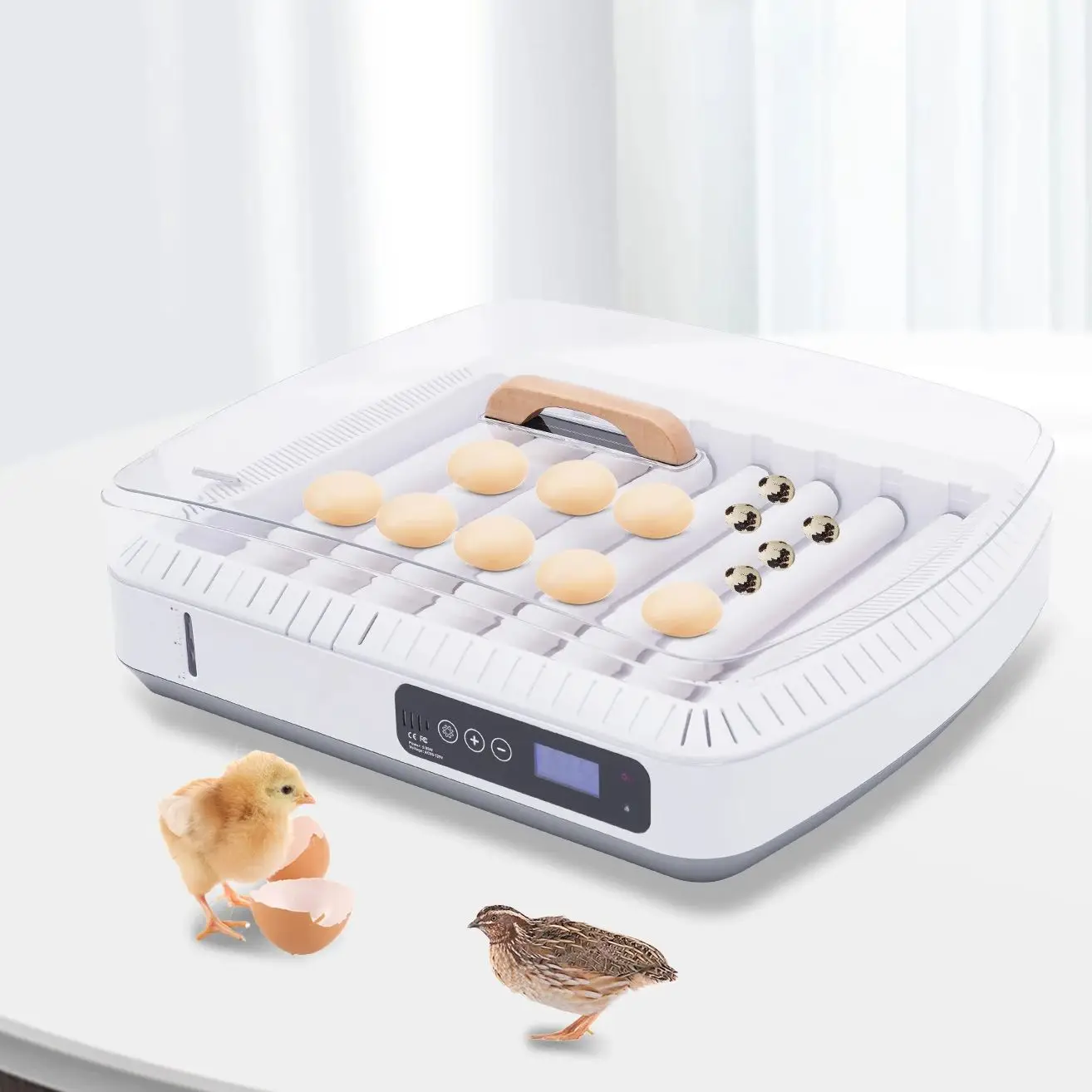 Automatic-Turning-35-Egg-Incubator-Fully-Hatching-Brooder-Farm-Bird ...