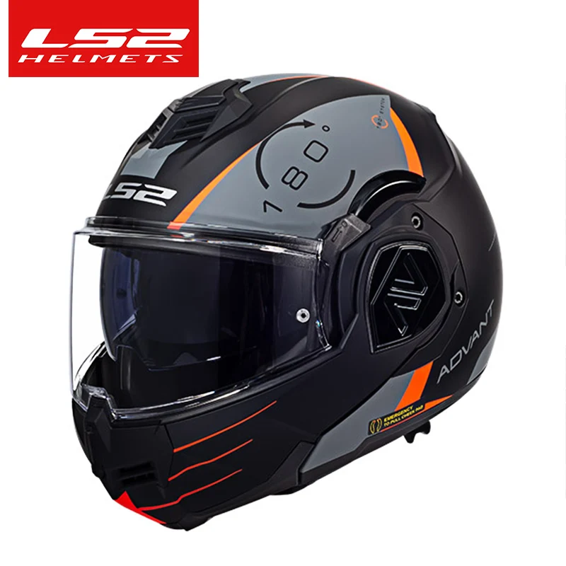 LS2-FF906-Advant-Flip-Up-Full-Face-Helmets-Motorcycle-Modular-Double ...