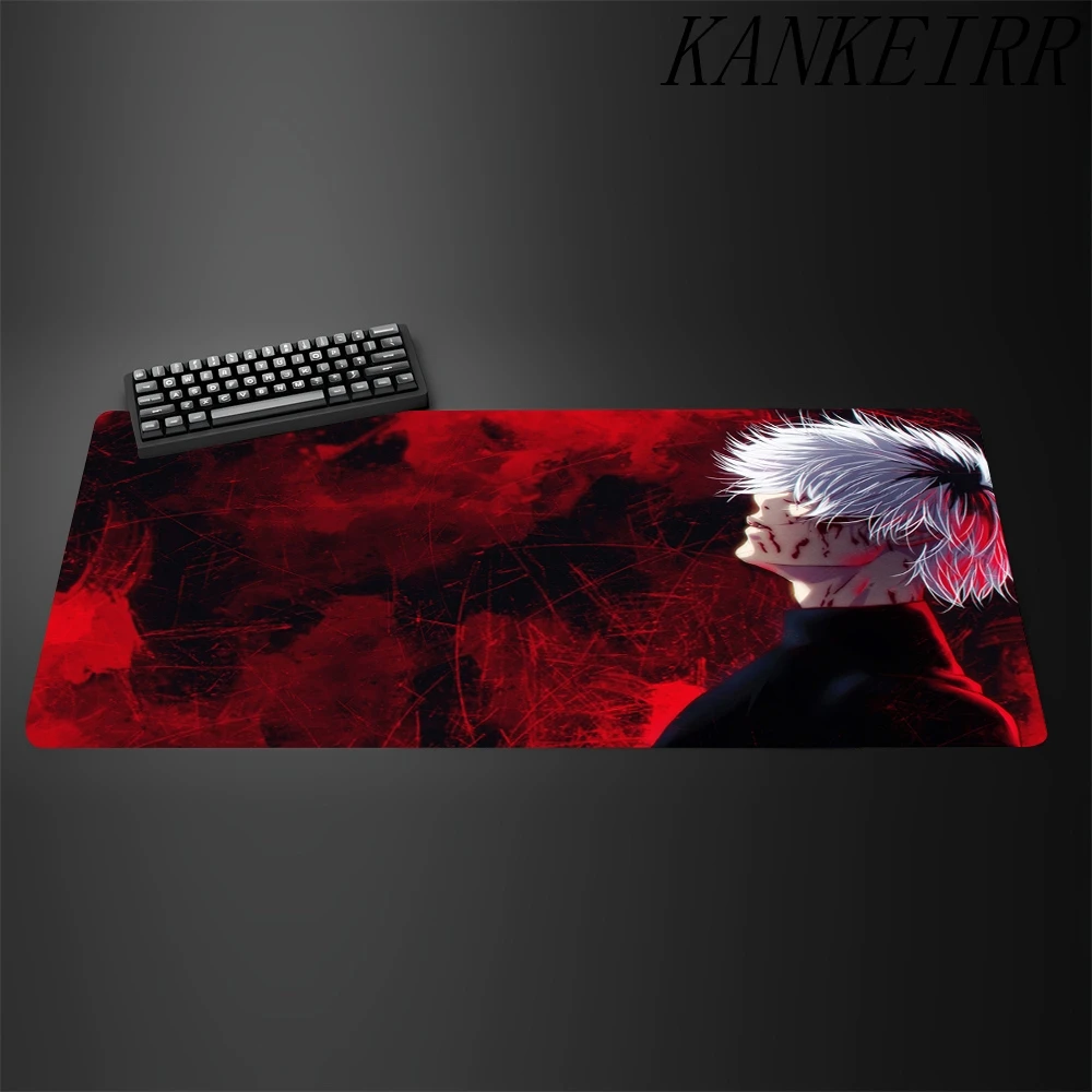 Hot Anime Mouse Pad Office PC Gaming Accessories Keyboard Pads Kaneki ...