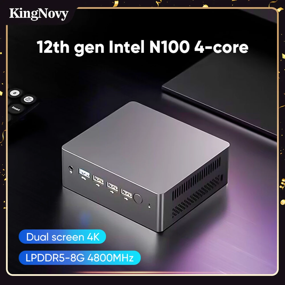 12th Gen Mini PC pfSense Firewall Router Intel N100 Quad Core LPDDR5 8GB 4800Hz Windows 11 Dupla ...