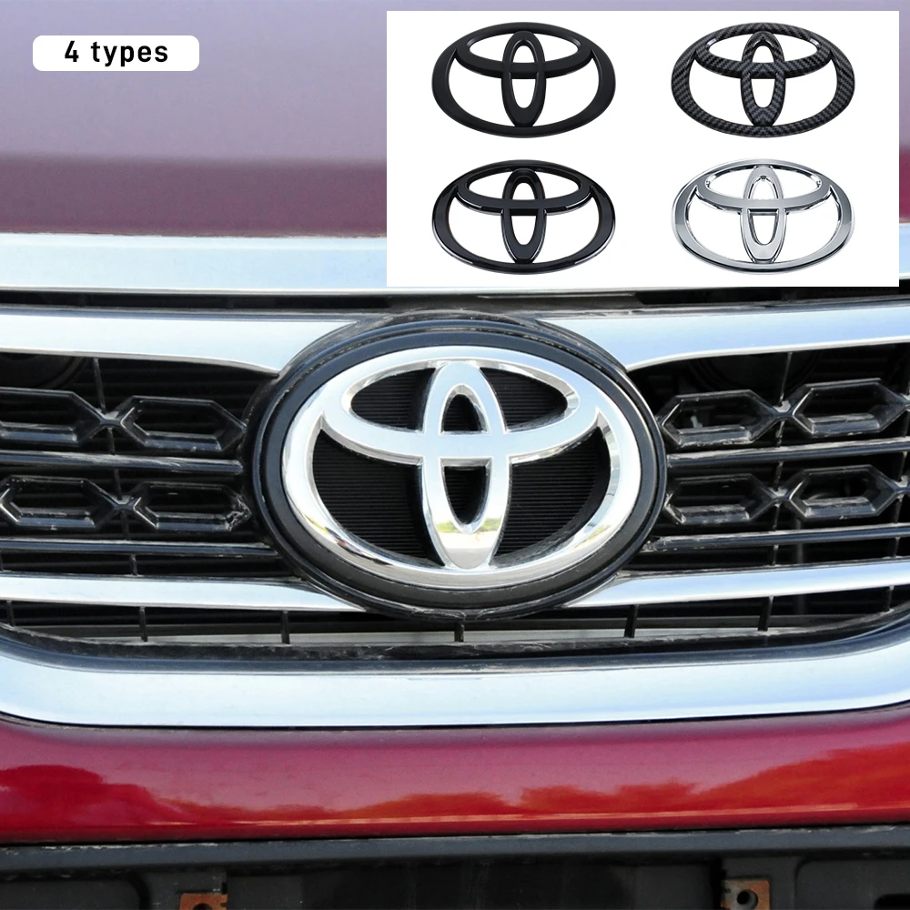 3D Toyota Car Front Grille Emblem Replacement Sticker Front Hood Trunk ...