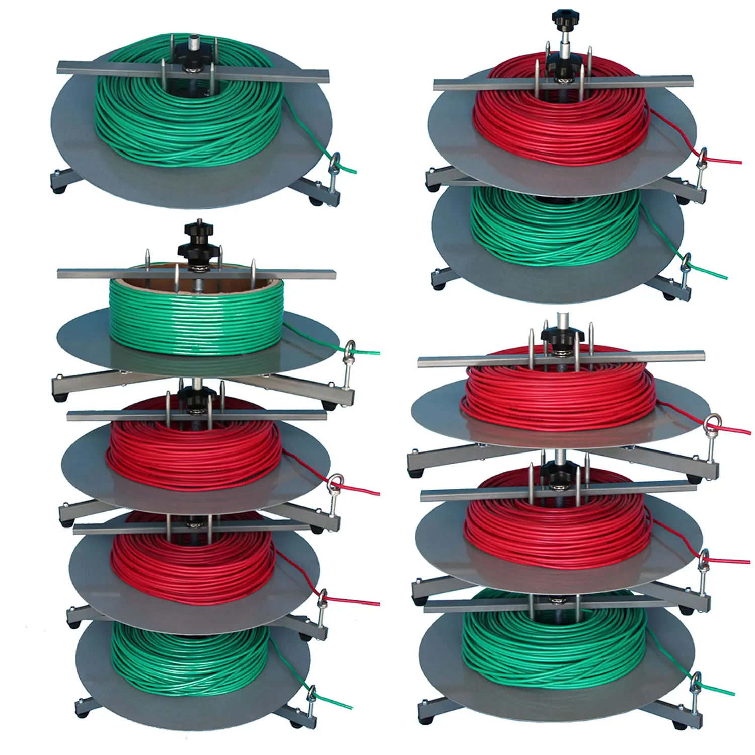 1-2-3-4-Layers-Rotary-Wires-Feeder-Tools-Rotating-Disc-Cable-Coil ...