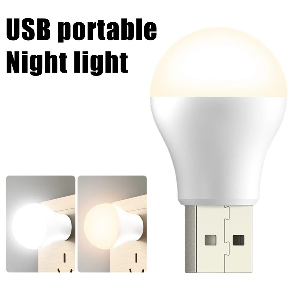 USB-Plug-Lamp-LED-Mini-Light-Bulb-Small-Night-Light-USB-Charging-Book ...