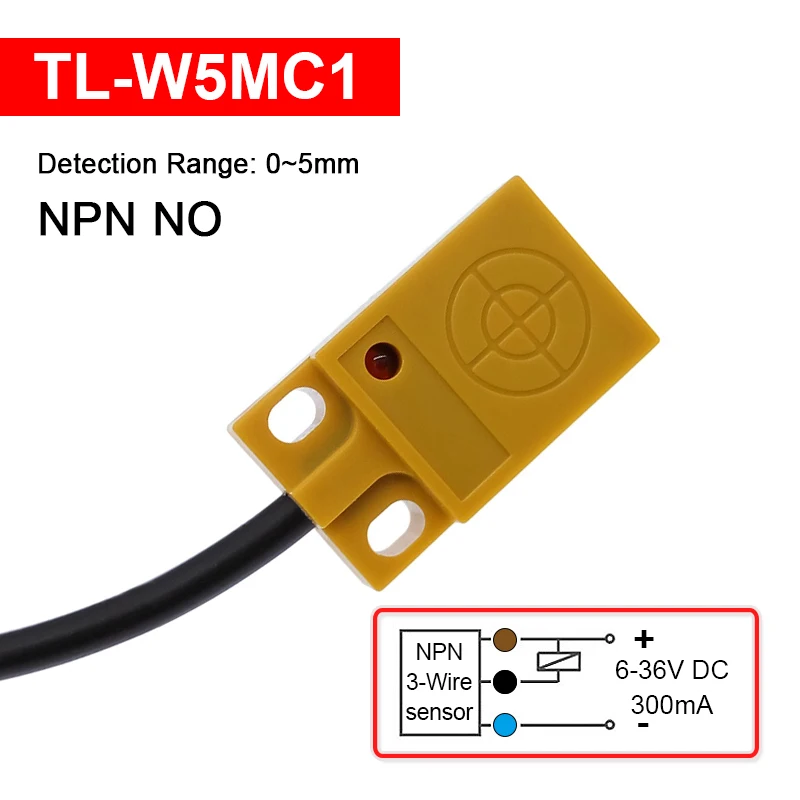 Baomain Inductive Proximity Sensor Switch Tl W5mc1 Distance 51 Off