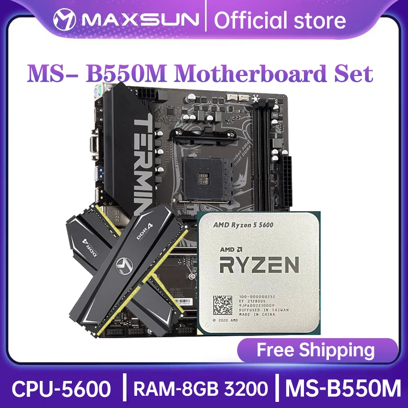 [Aliexpress] KIT MAXSUN B550 + RYZEN 5 5600 + 16gb RAM por R$ 1.343,12 | Fórum Adrenaline - Um ...
