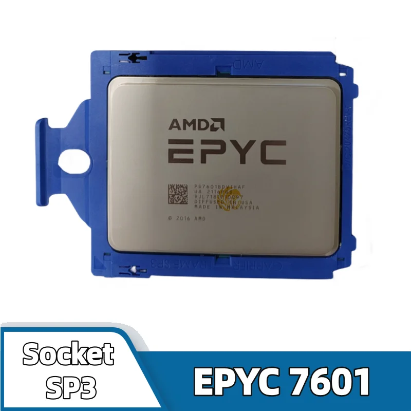 AMD EPYC 7601 CPU 32-Cores 64-Threads 2.2GHz 64MB 180W Socket SP3 For ...