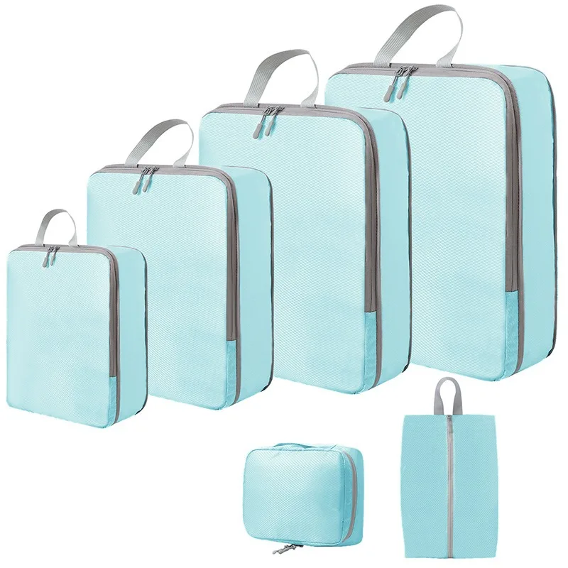 4-6Pcs-Set-Compression-Bags-Travel-Organizer-Suitcase-Folding-Packing ...