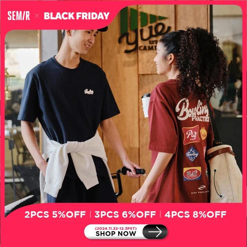 Semir-Men-T-Shirts-Short-Sleeved-T-Shirt-Men-2024-Summer-New-Loose-And ...