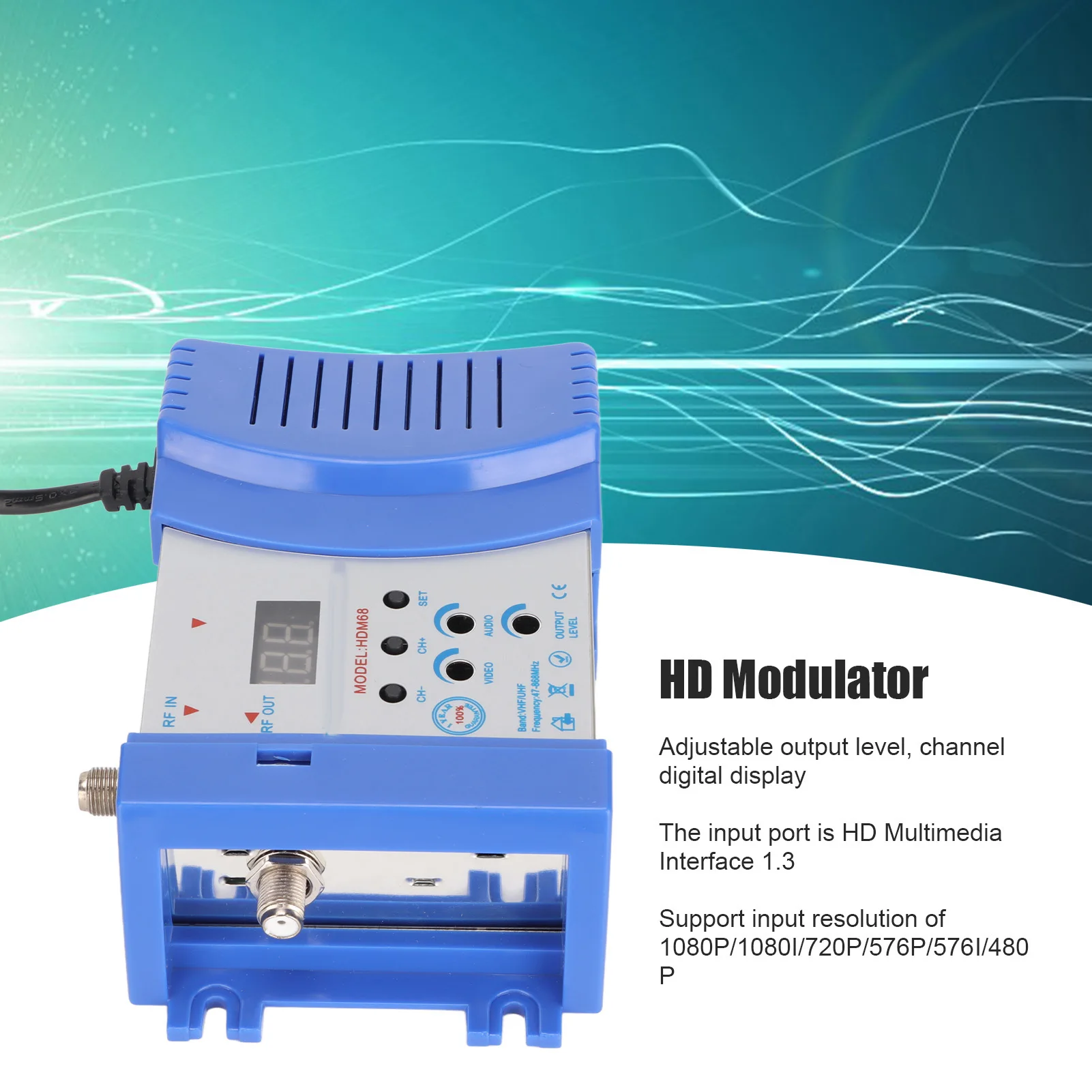 HDM68L-RF-Modulator-Support-PAL-NTSC-Portable-Plug-and-Play-HD-Multimedia-Interface-to-RF ...